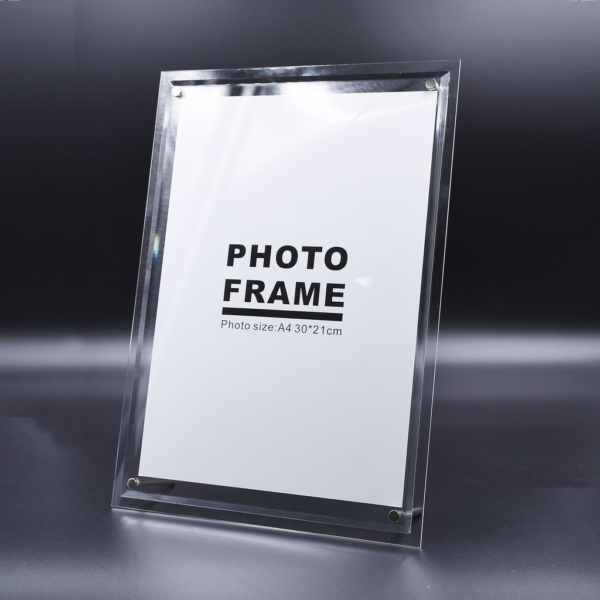 A4 Acrylic Frame with Bevel Edge - PrintnGift - Corporate Gift Singapore