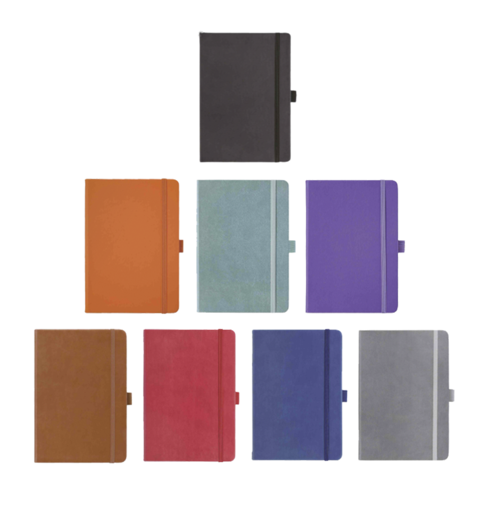 Smooth PU Leather A5 Notebook with Pocket - PrintnGift - Corporate Gift ...