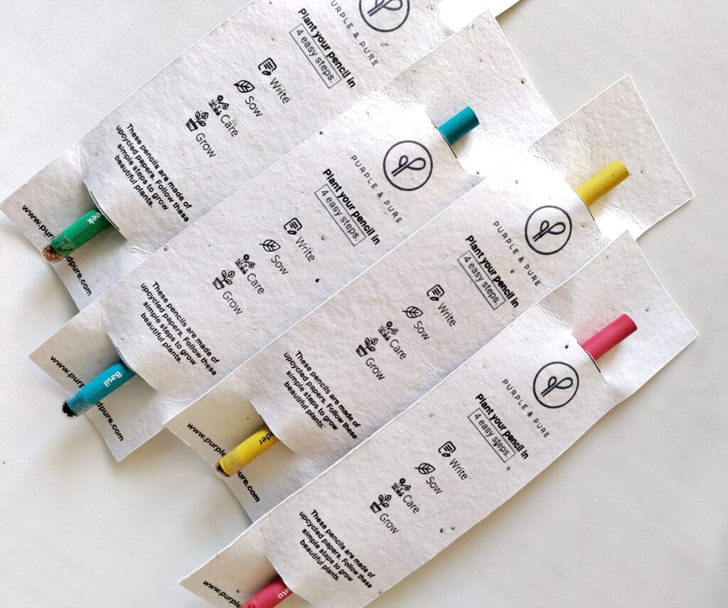 Plantable Seed Pencil - PrintnGift - Corporate Gift Singapore