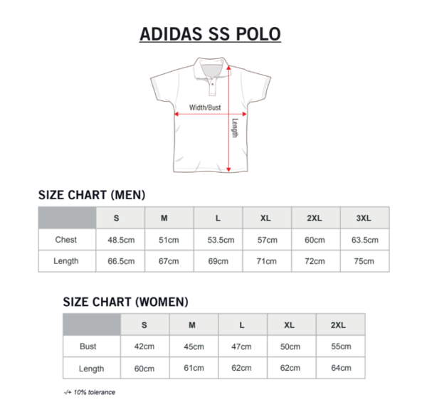ADIDAS Short Sleeve POLO (Men) & (Women) - PrintnGift - Corporate Gift ...