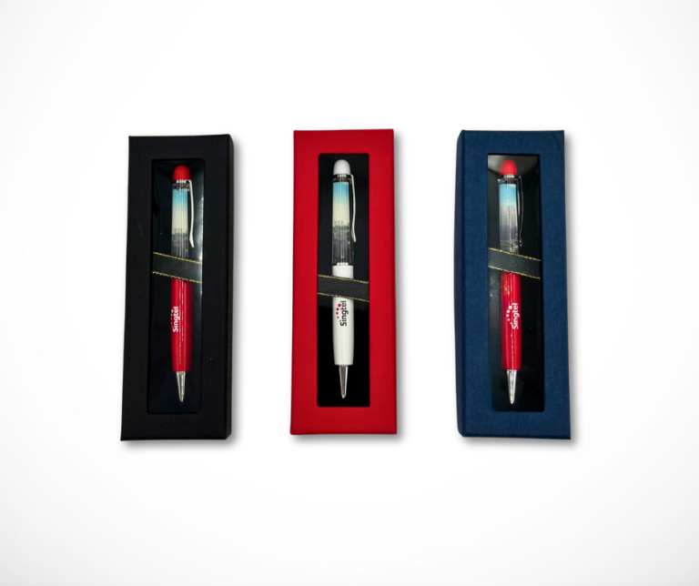 Custom 2D Floating Action Pen - PrintnGift - Corporate Gift Singapore